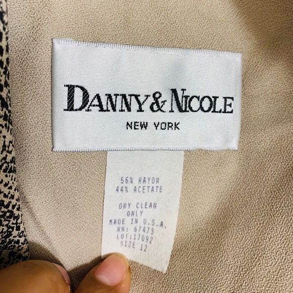 Danny & Nicole | Jackets & Coats | Danny Nicole Blazers Animal Neck ...